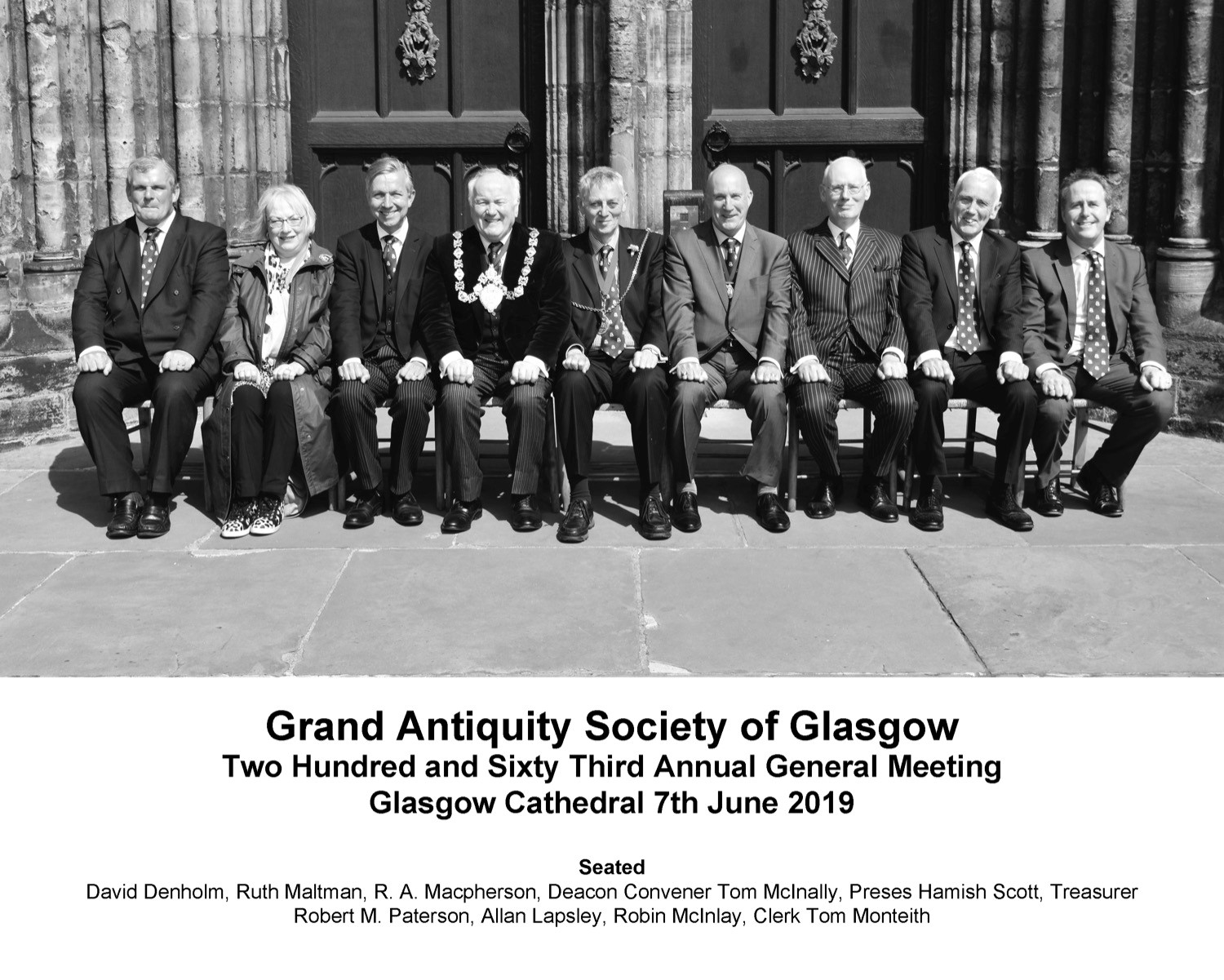 Historical Photographs relating to the Grand Antiquity Society of Glasgow