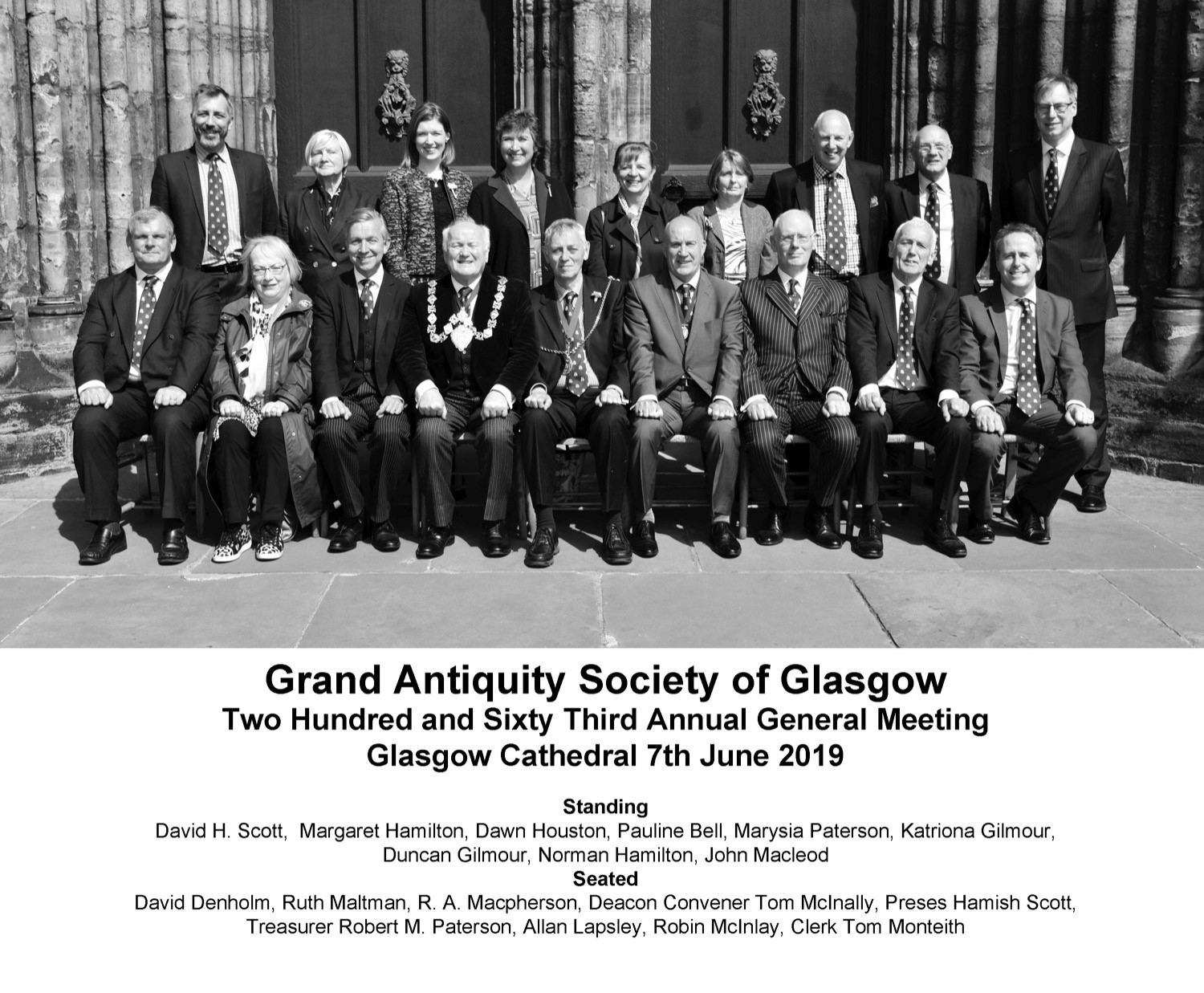 Historical Photographs relating to the Grand Antiquity Society of Glasgow